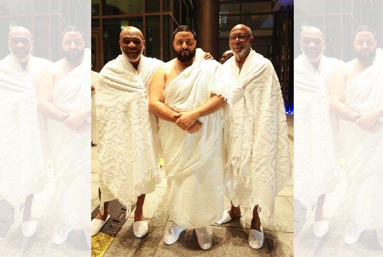 DJ Khaled, Mike Tyson perform Umrah - Their reactions after watching ...